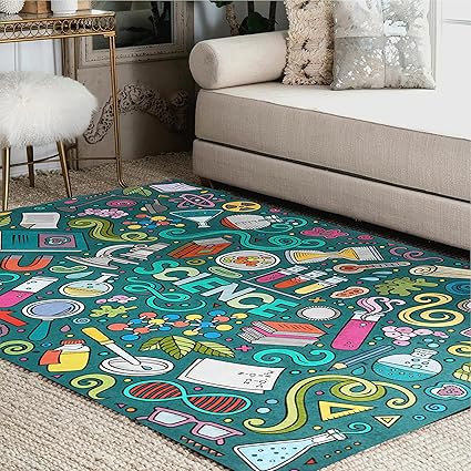 Amazon.com: ALAZA Science Chemistry Area Rug Rugs for Living Room ...