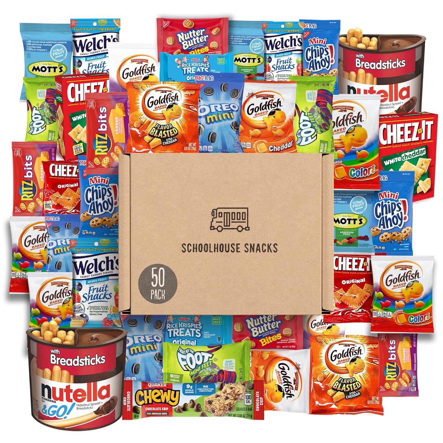 Amazon.com : SCHOOLHOUSE SNACKS - Snacks for Kids (50 Count) | Snack ...