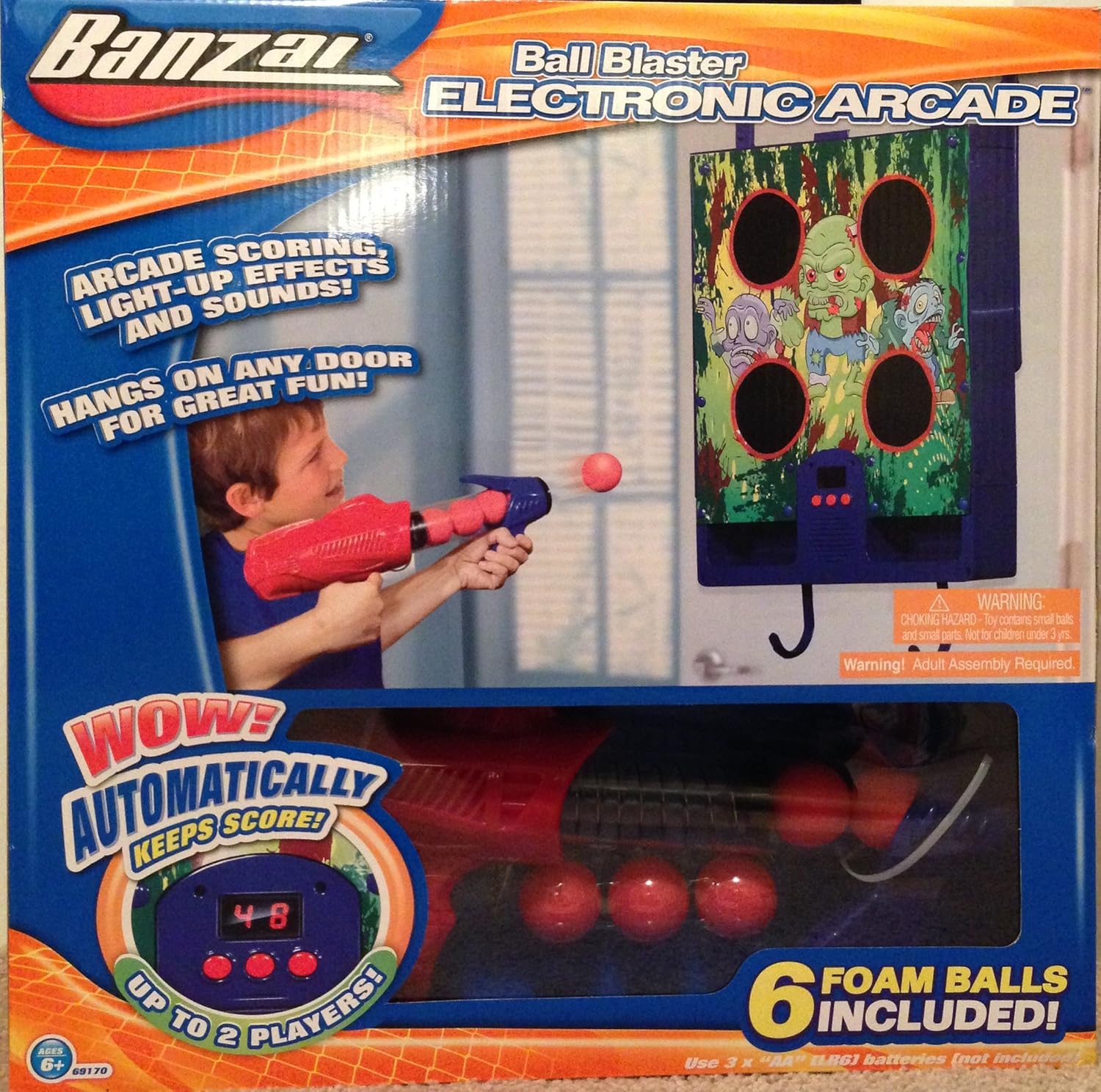 Amazon.com: Banzai Ball Blaster Electronic Arcade : Toys & Games
