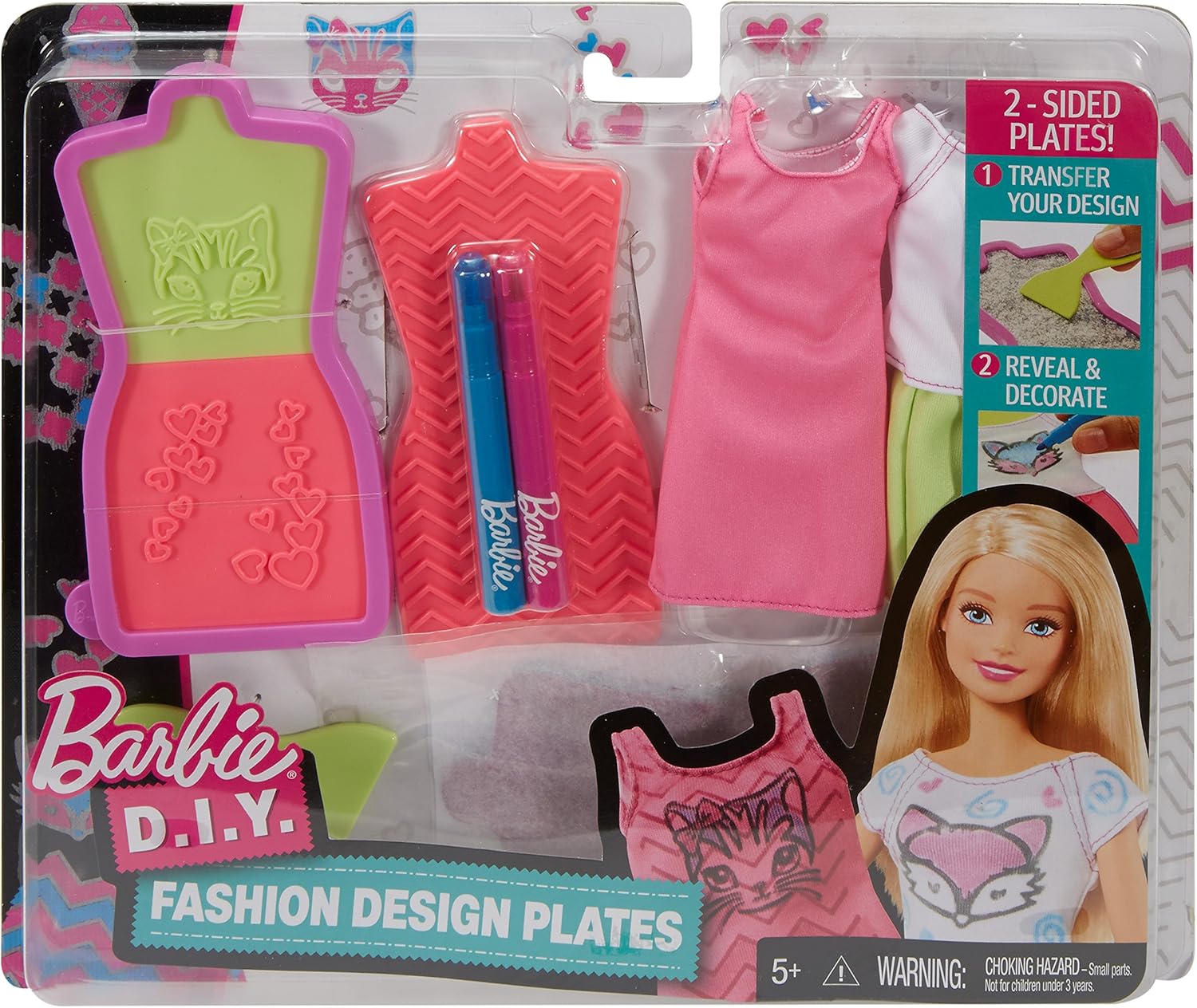 Amazon.com: Barbie D.I.Y. Fashion Design Plates #2 : Toys & Games