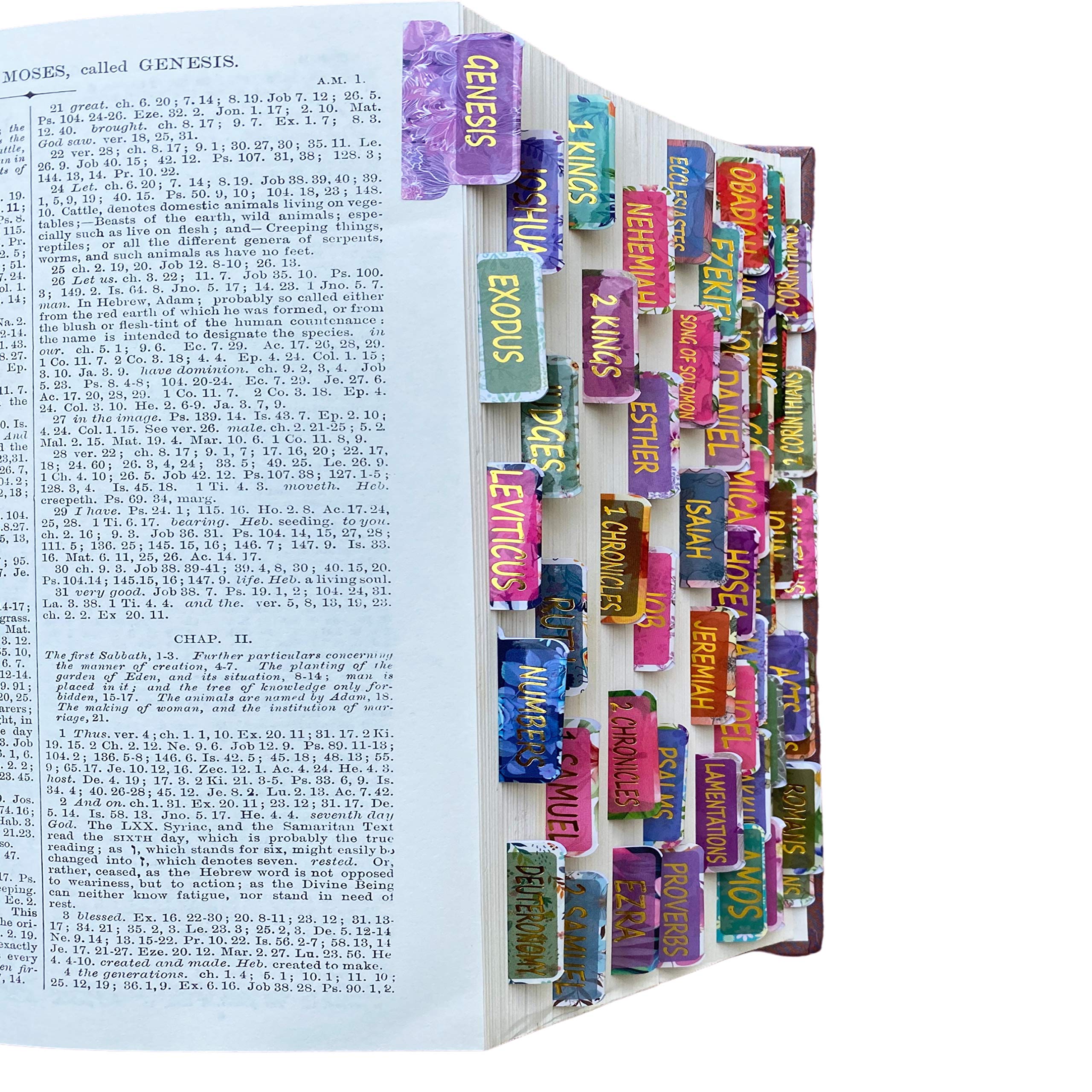Mr. Pen- Bible Tabs, 75 Tabs, Laminated, Bible Journaling Supplies ...