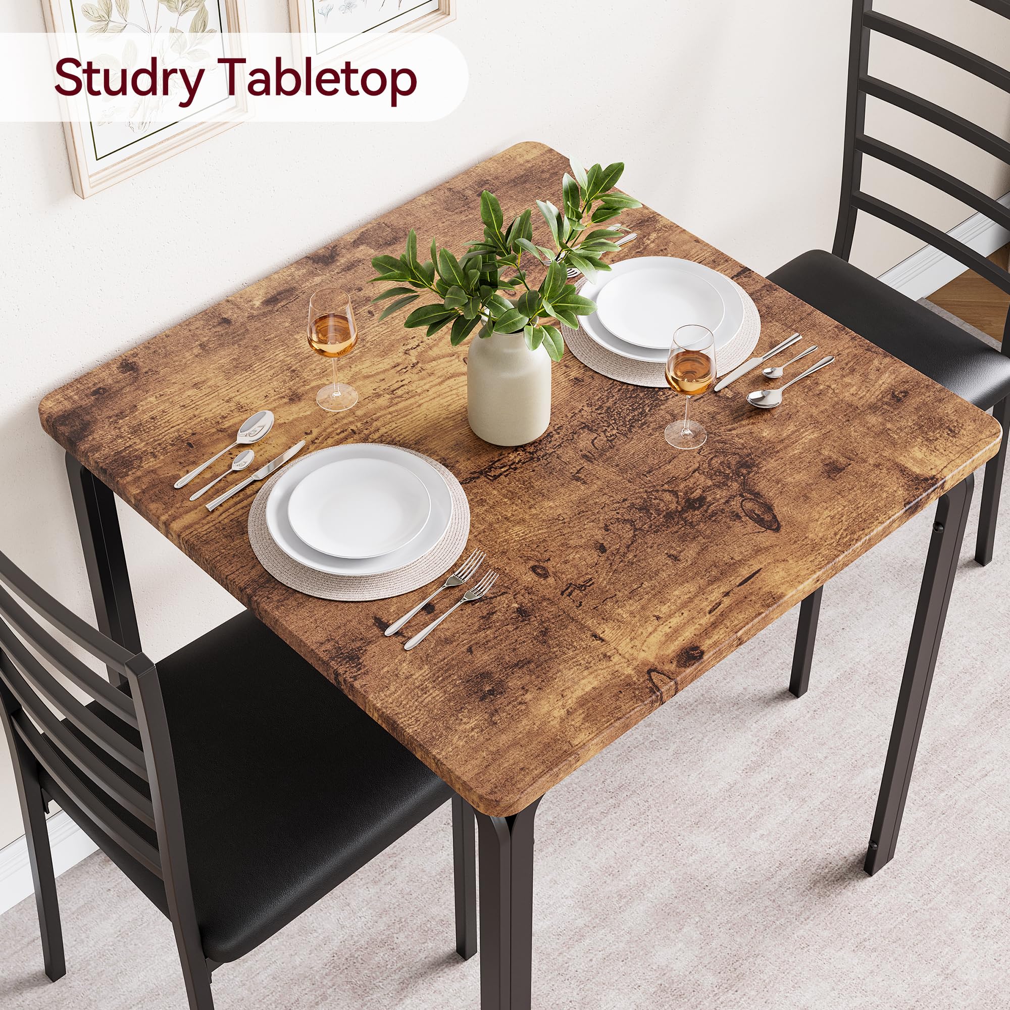Snapklik.com : Dining Table For 2, Small Table And Chairs Set Of 2 ...