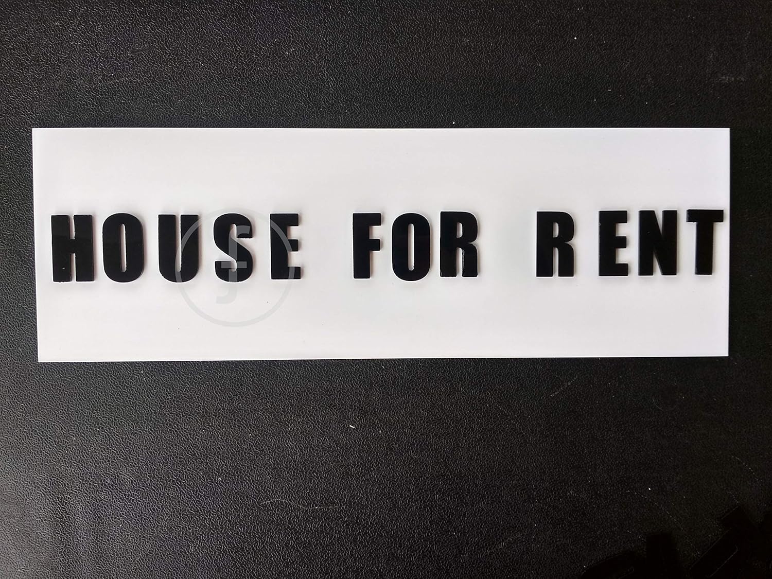 fingerz House for Rent 3D Letters Acrylic Sign Board for Home ...