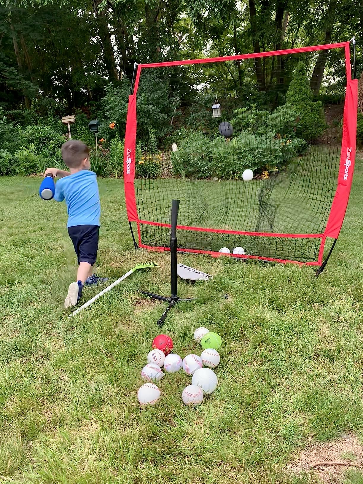 $9/mo - Finance ZENY 5x5ft Portable Baseball & Softball Net, Practice ...
