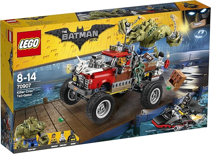Batman movie lego 70907 - set costruzioni la tail gator di killer croc ...
