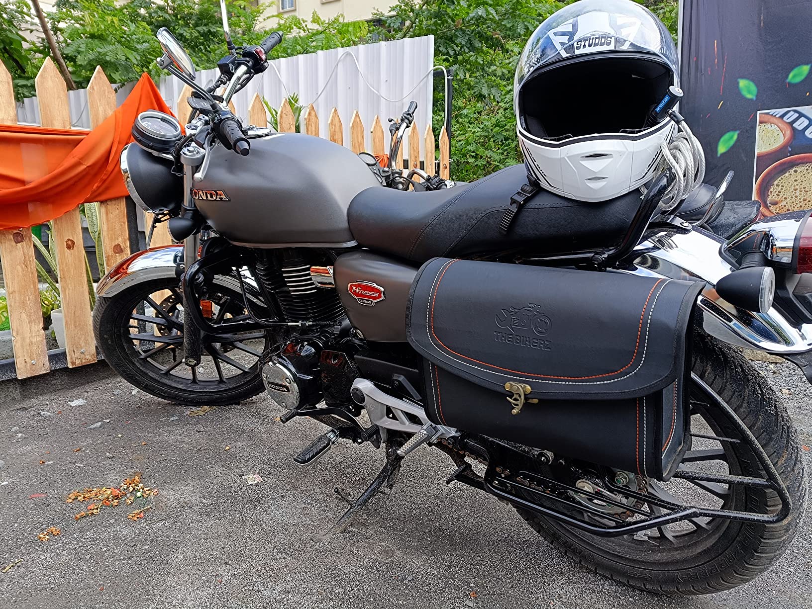 THE BIKERZ | Side Bag for Motorcycle | Universal Side Bag/Saddle/Travel ...