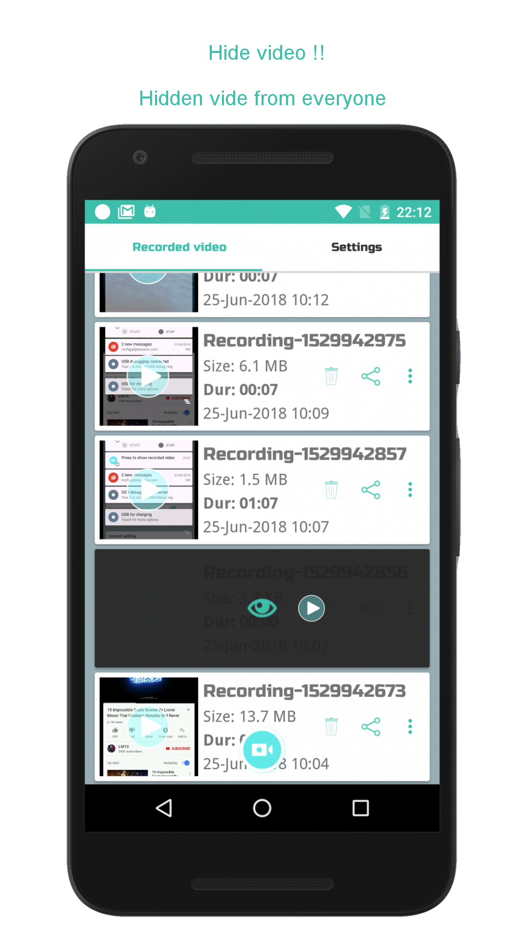 RecordAll-Live screen record,record videocalls - App on Amazon Appstore