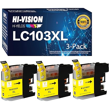 Amazon.com: HI-Vision® Compatible LC-103 LC103 XL High Yield Magenta ...