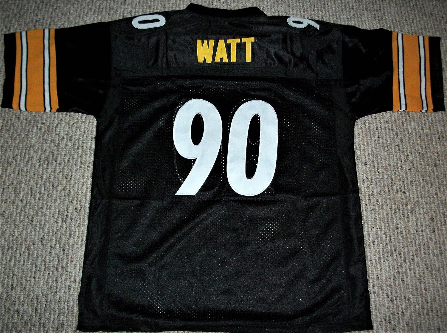 Amazon.com: T.J. Watt Jersey #90 Pittsburgh Custom Stitched Black ...