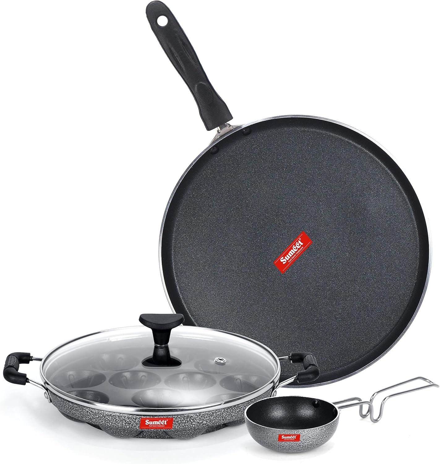 Amazon.com: Sumeet NonStick Hall Cookware Set (Dosa Tawa - 26.5Cm Dia ...
