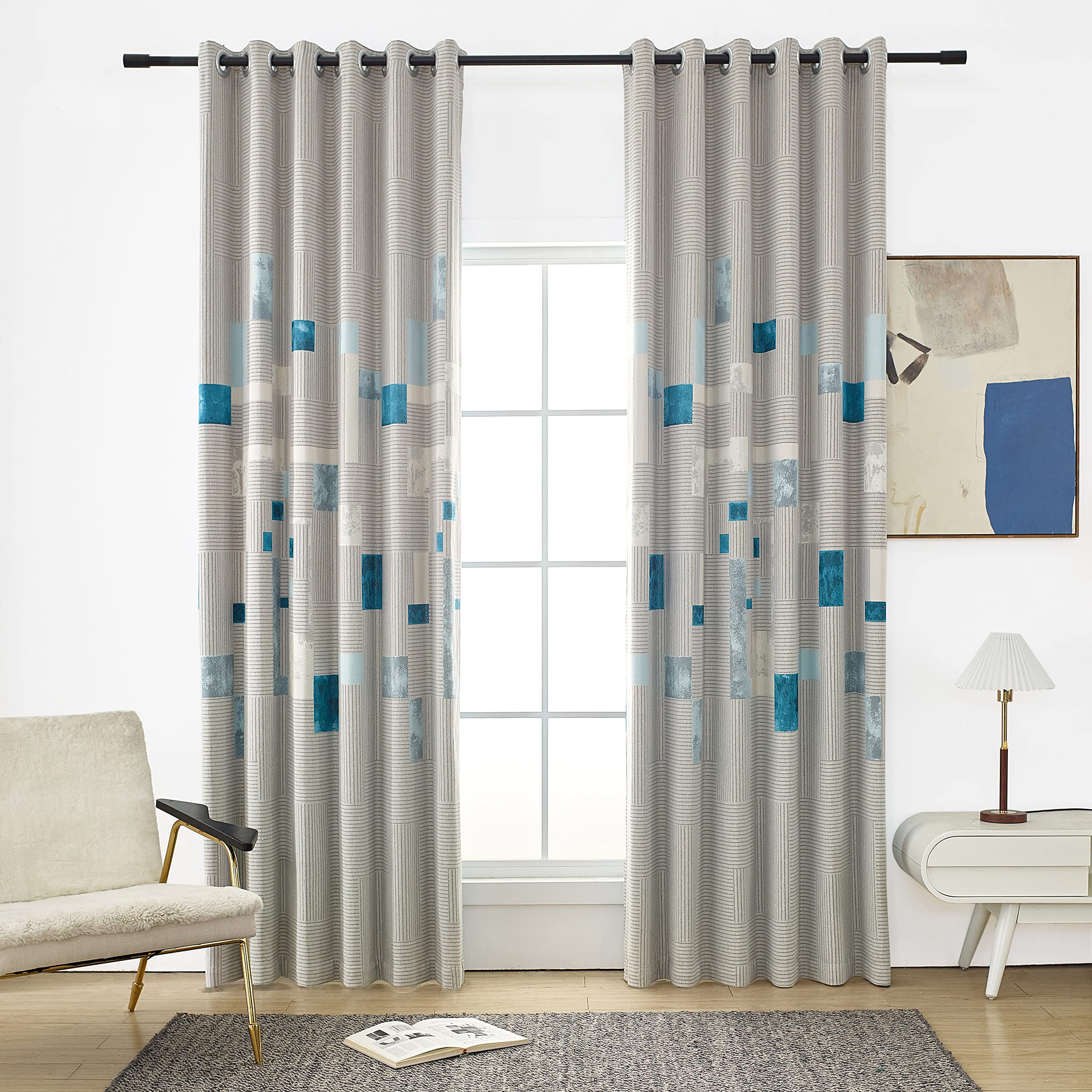 Light Blue And Gray Pattern