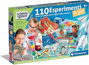 Clementoni 19361 Lab-110 go-Scientific Game 8 Years, Science Laboratory ...