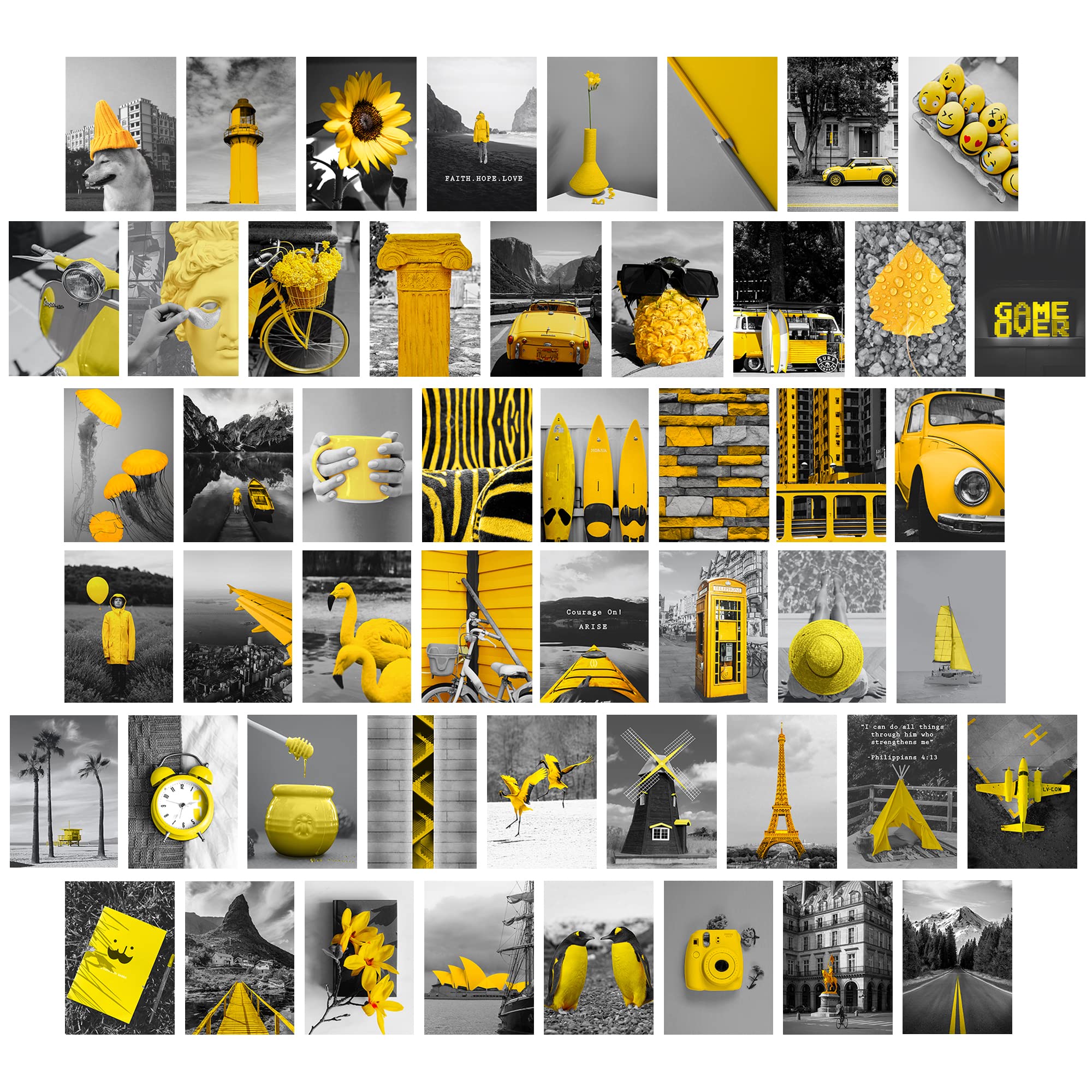 Buy Aesthetic Wall Collage Kit - Fade-Resistant Picture Collage Kit for ...