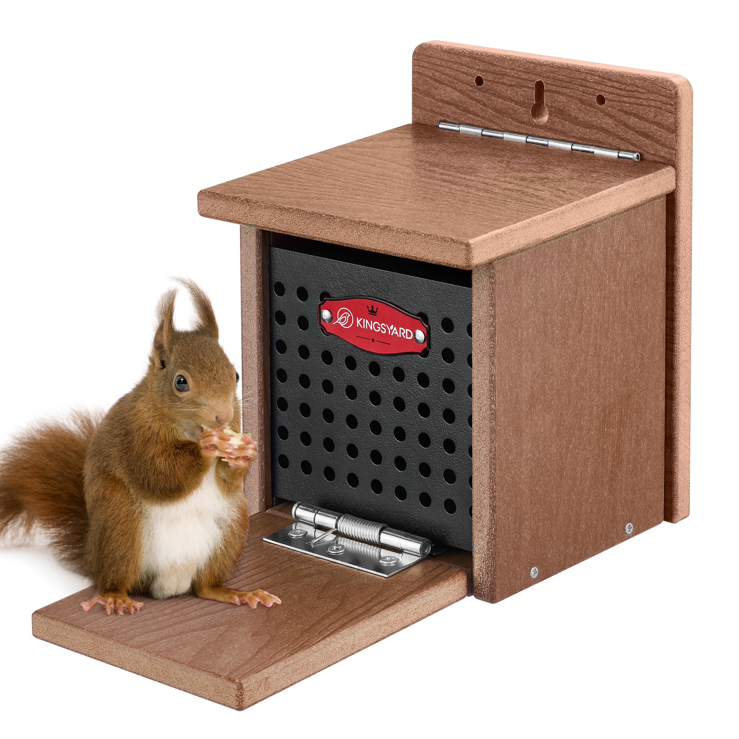 Amazon.com : Kingsyard Squirrel Feeder Box for Outside, Recycled ...