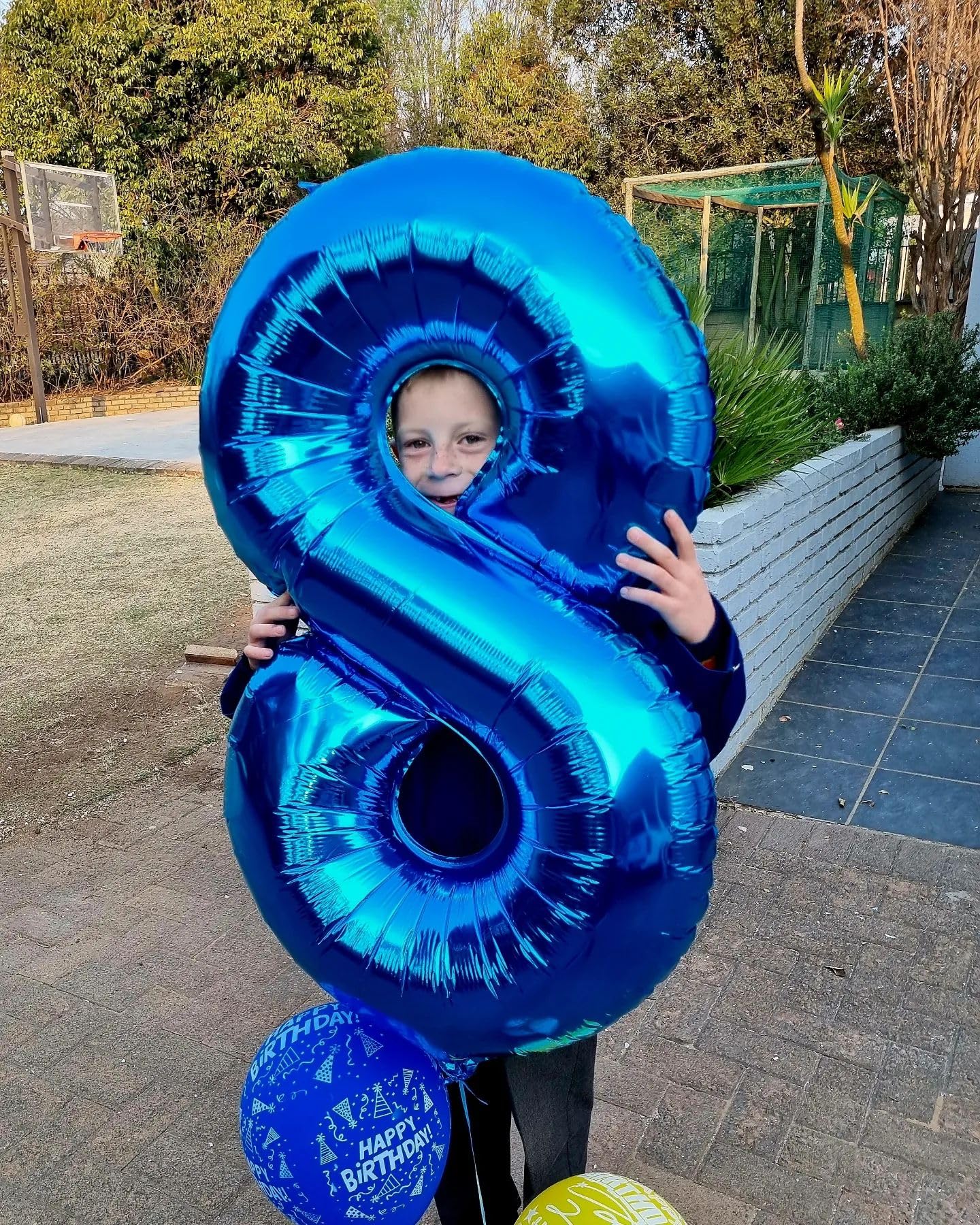 Snapklik.com : 10 Balloon Number, Metallic Blue Number 10th Birthday ...