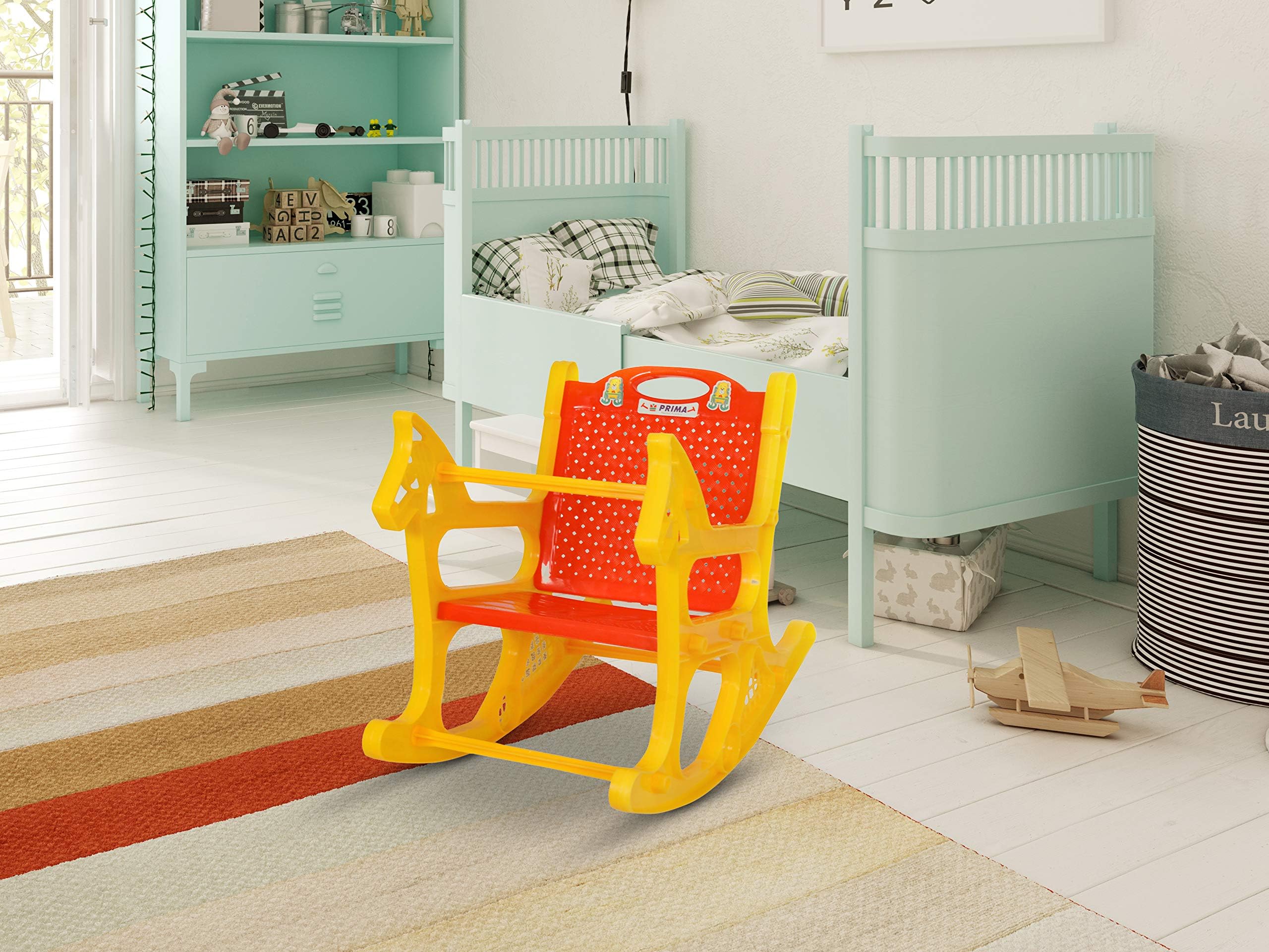 Nilkamal Plastic Rocker Kids Toy Chair | School Study | Portable ...