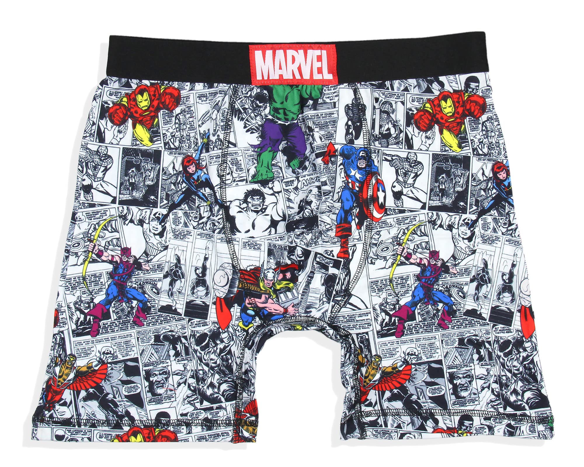 Snapklik.com : Marvel Mens 2 Pack Vintage Superhero Comic Boxers ...