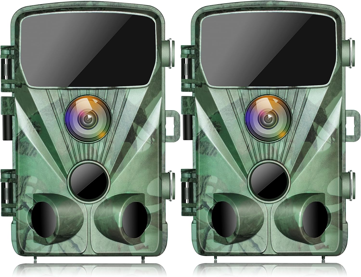 Amazon.com: 2 Pack Trail Camera 4K 20MP Game Camera, Hunting Camera ...