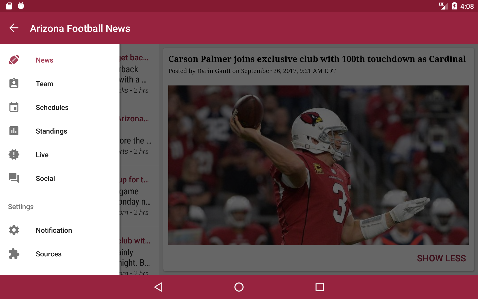 Arizona Football News - App on Amazon Appstore