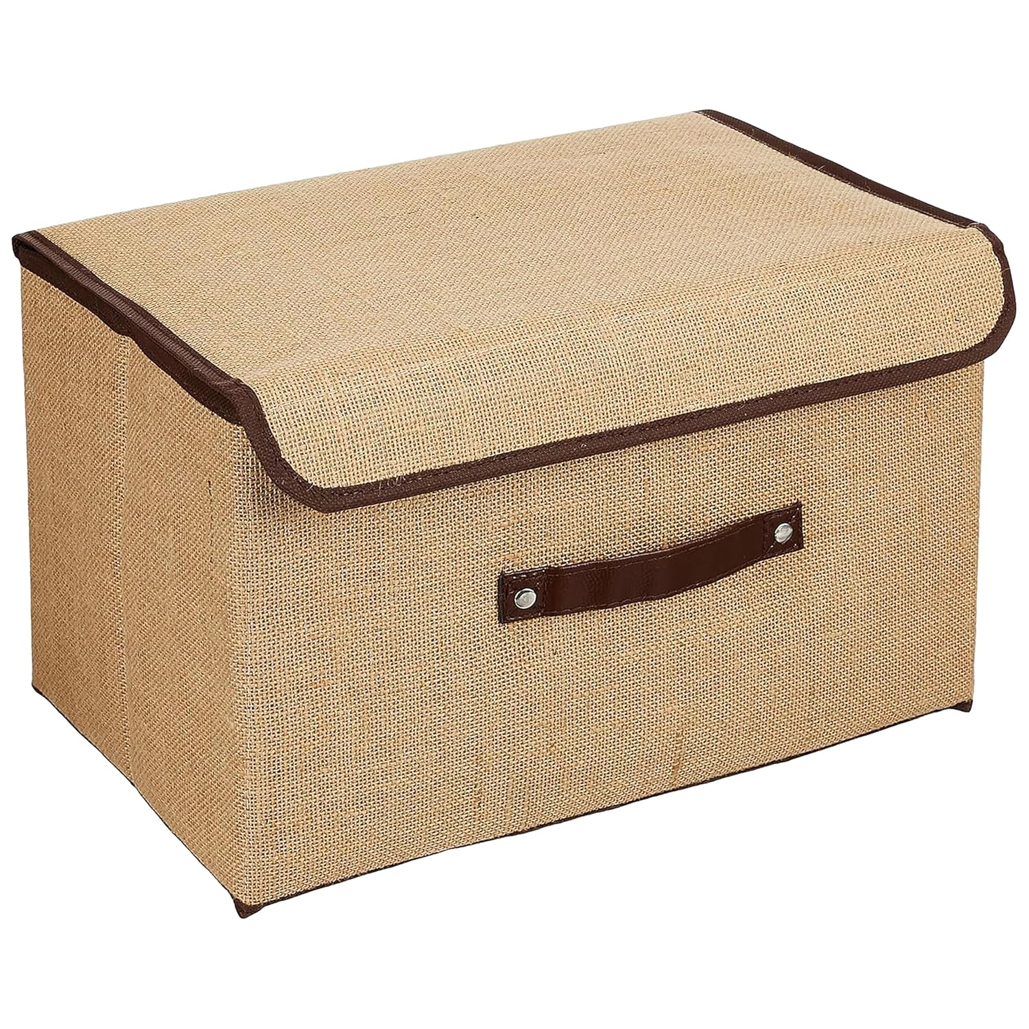 Amazon Brand - Solimo Small Storage Box with Lid | Foldable Storage Bin ...