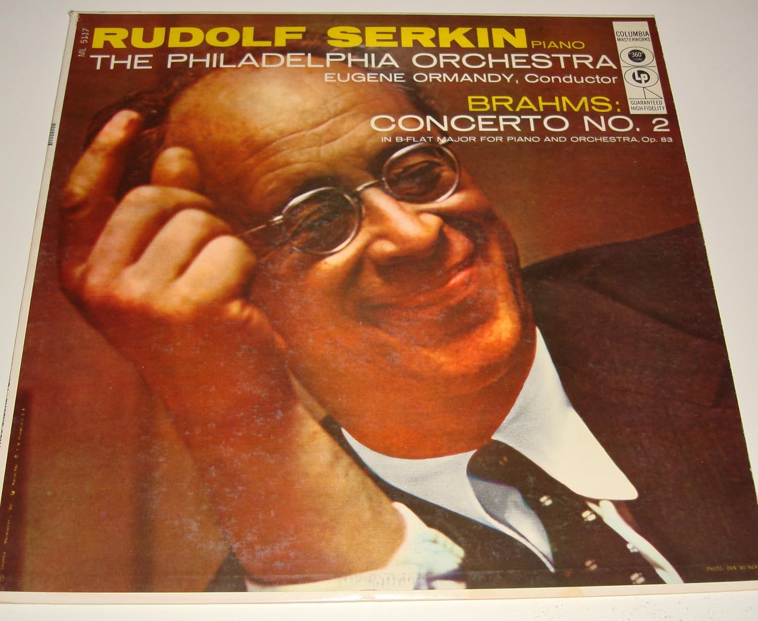 Johannes Brahms, Eugene Ormandy, Rudolf Serkin, piano, The Philadelphia ...