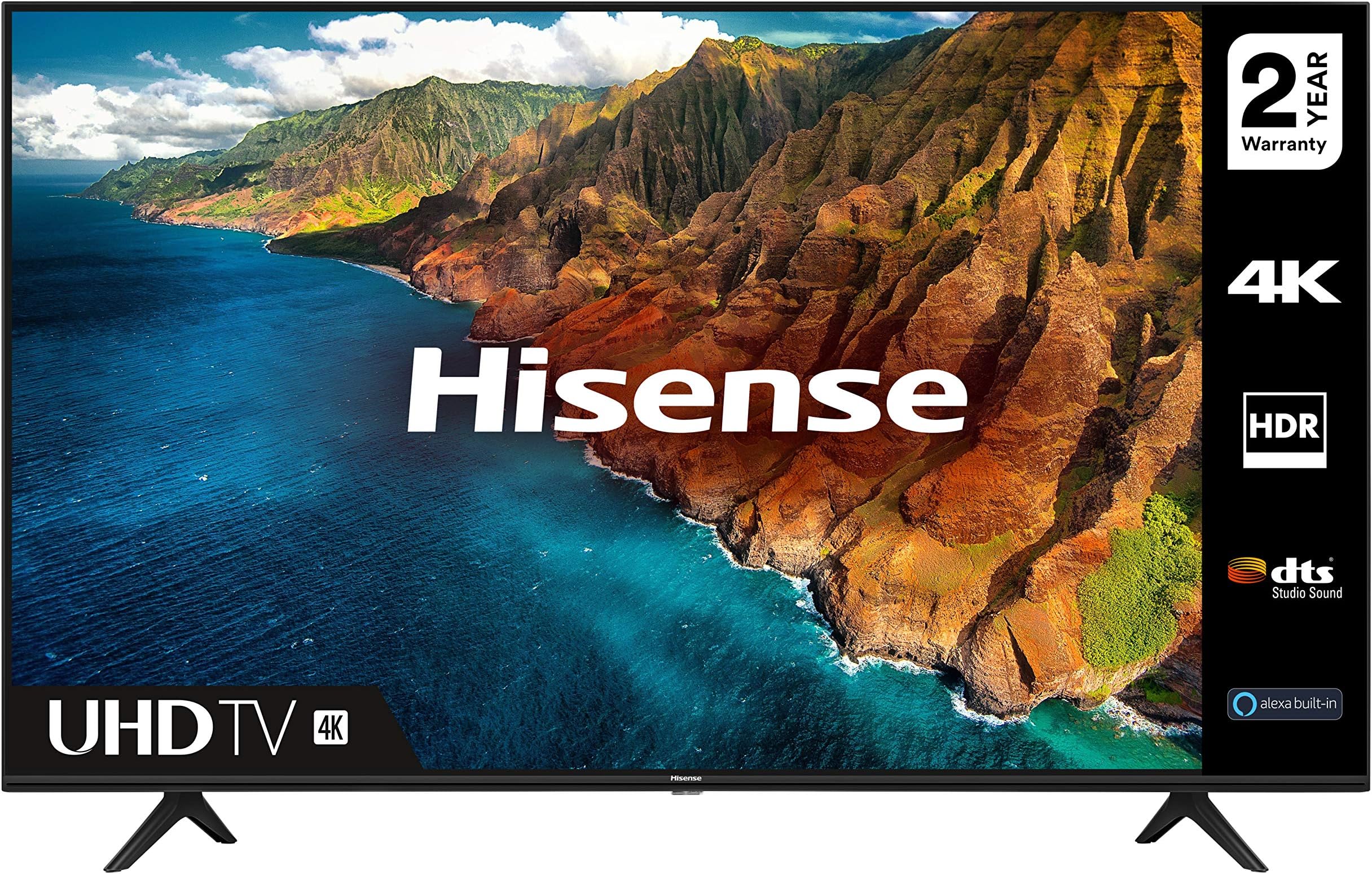 HISENSE 50AE7000FTUK 50-inch 4K UHD HDR Smart TV with Freeview play ...