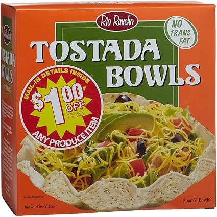 Rio Rancho Tostada Bowls (6x4 CT) : Amazon.ca: Health & Personal Care