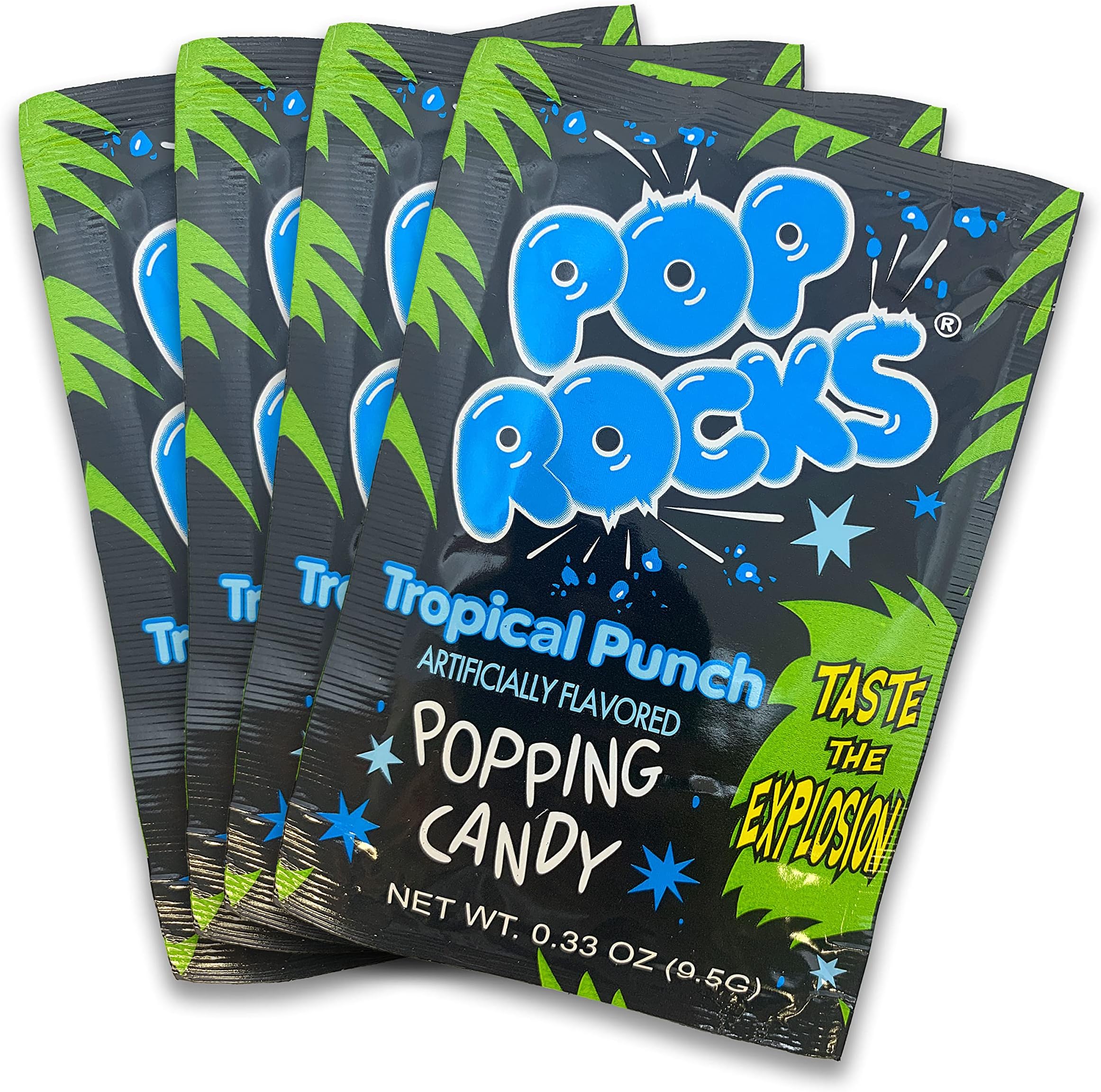 Amazon.com : UpTop Treats Tropical Punch POP ROCKS Candy | Includes 4 ...