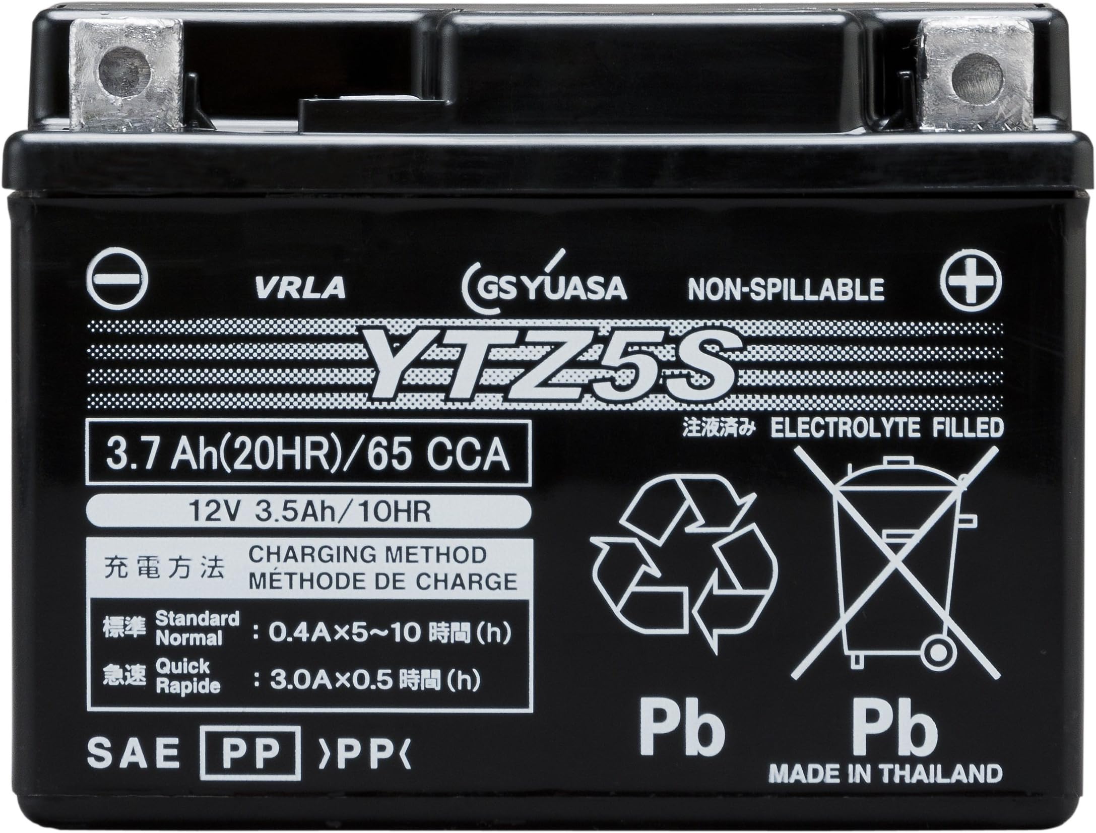Amazon | YUASAユアサ YTZ5S バッテリー GROM MSX125 純正採用 GTZ5S YTX4L-BS GTX4L-BS ...