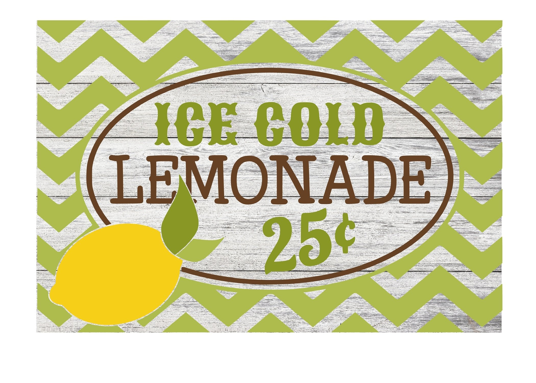 Ice Cold Lemonade Sign