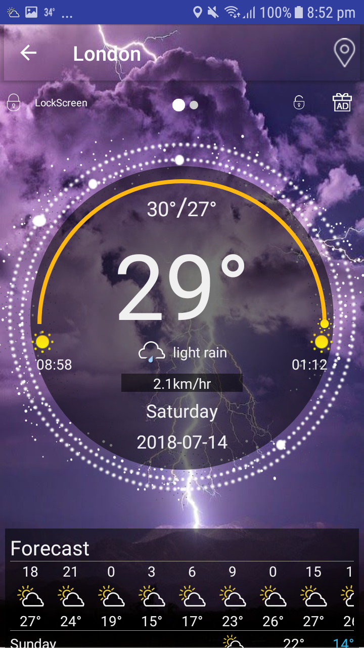 Weather Forecast App:Amazon.com:Appstore for Android
