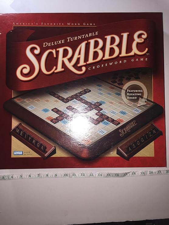Amazon.com: Hasbro Gaming Deluxe Turntable Scrabble : Toys & Games