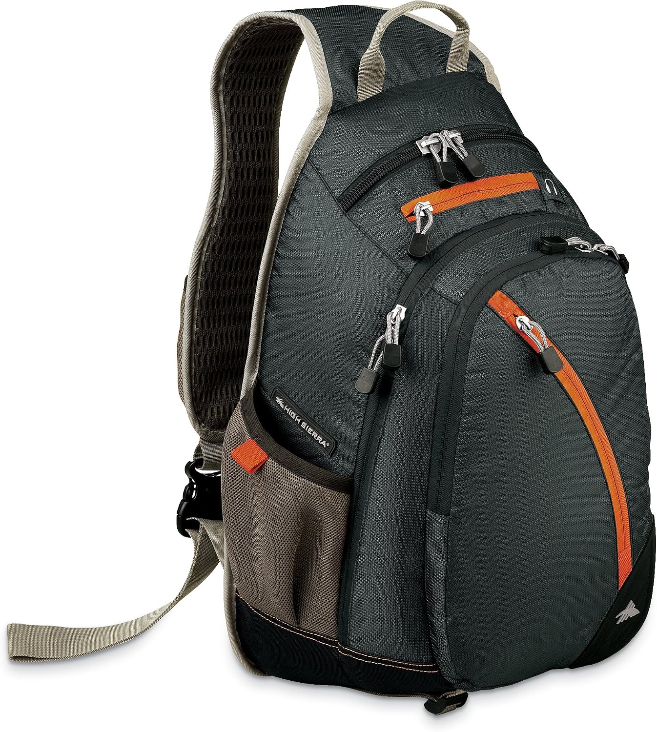 Amazon.com | High Sierra Crush Backpack, Graphite/Black/Chipotle, One ...