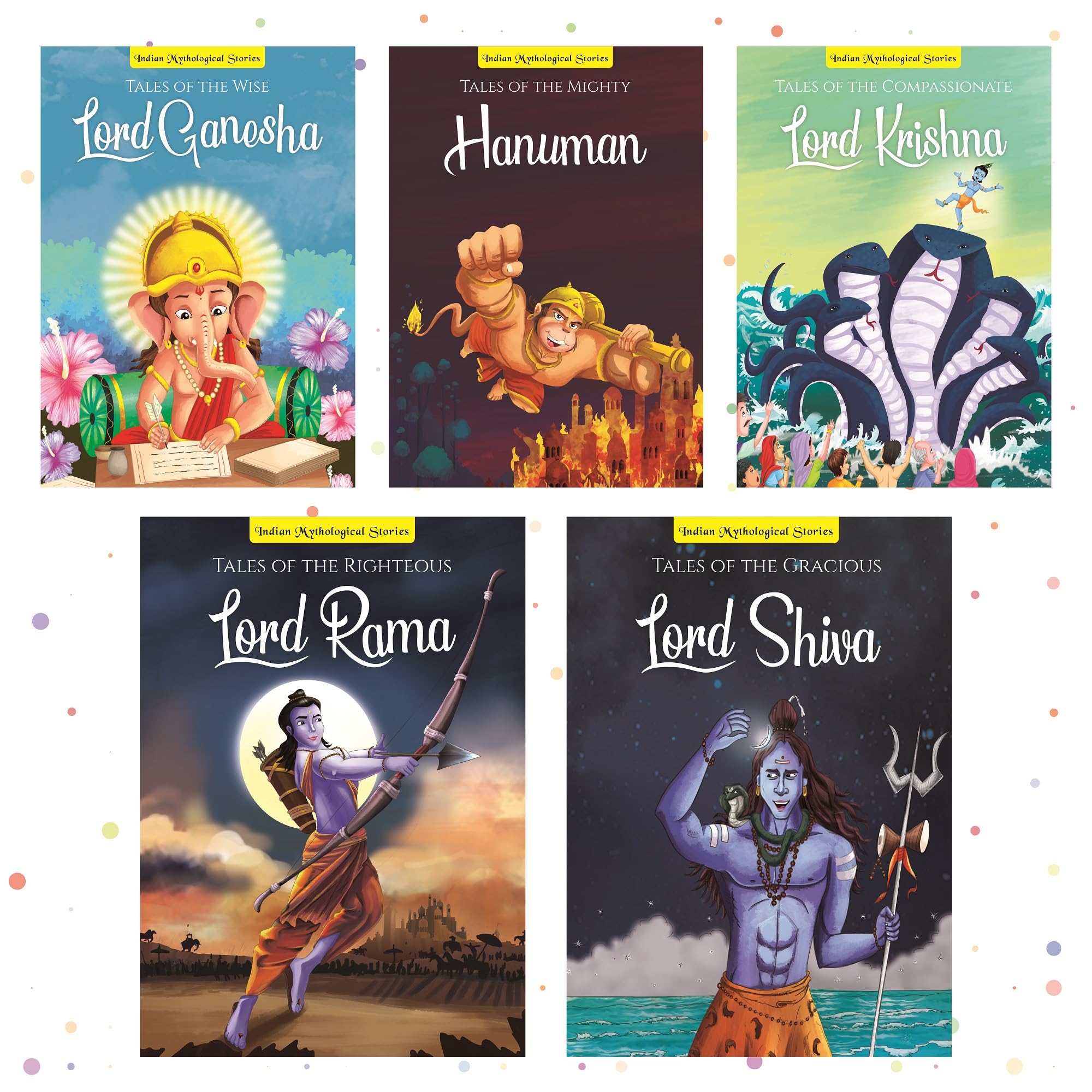 Buy Indian Mythological Stories for 2+ Yrs Kids- Set of 5 Books - Lord ...