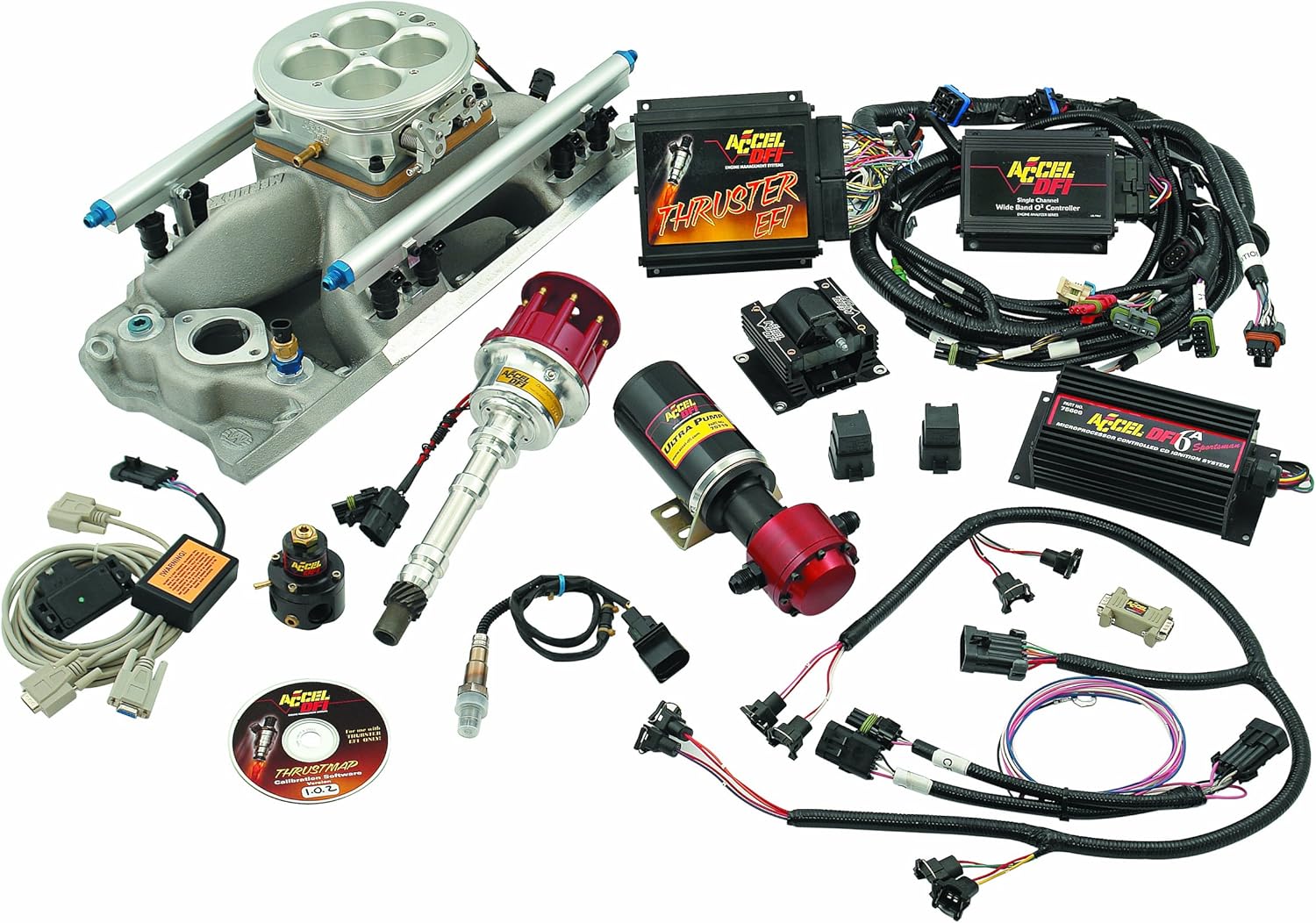 Amazon.com: ACCEL DFI 77202DEB Engine Builder Plug and Play System ...
