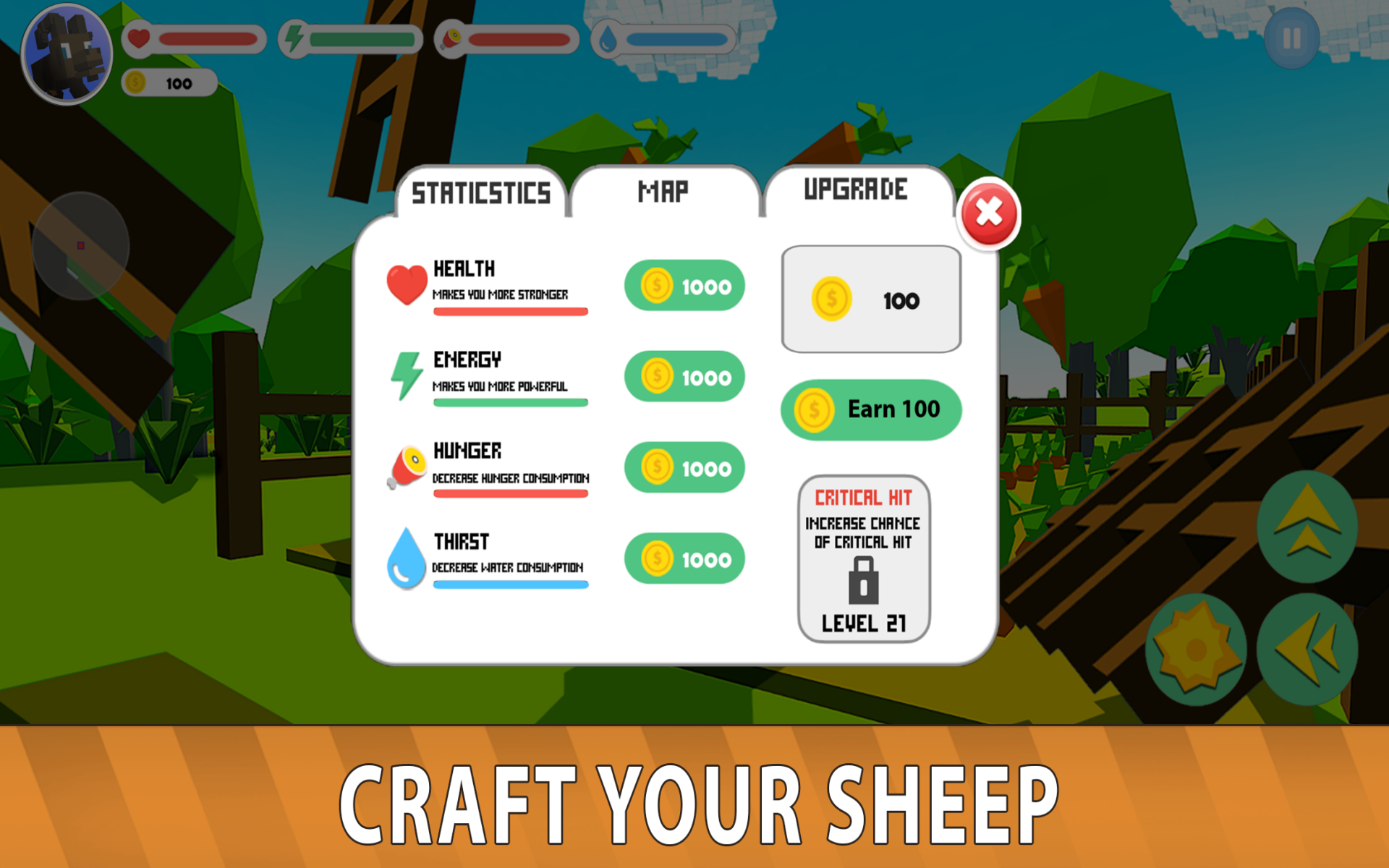 Blocky Sheep Farm 3D - App on Amazon Appstore