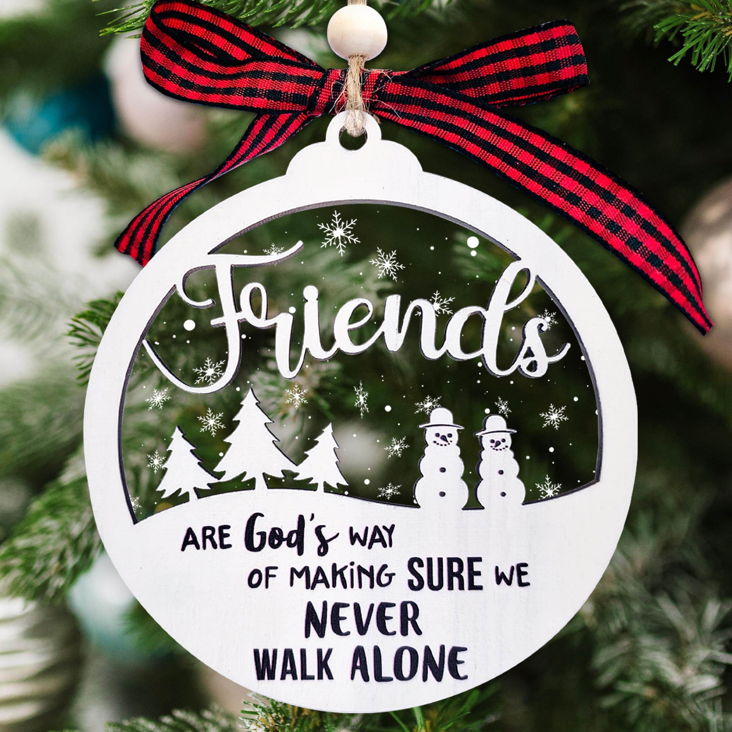 Amazon.com: Wooden Hanging Heart Plaque, Friendship Plaques Crafts ...