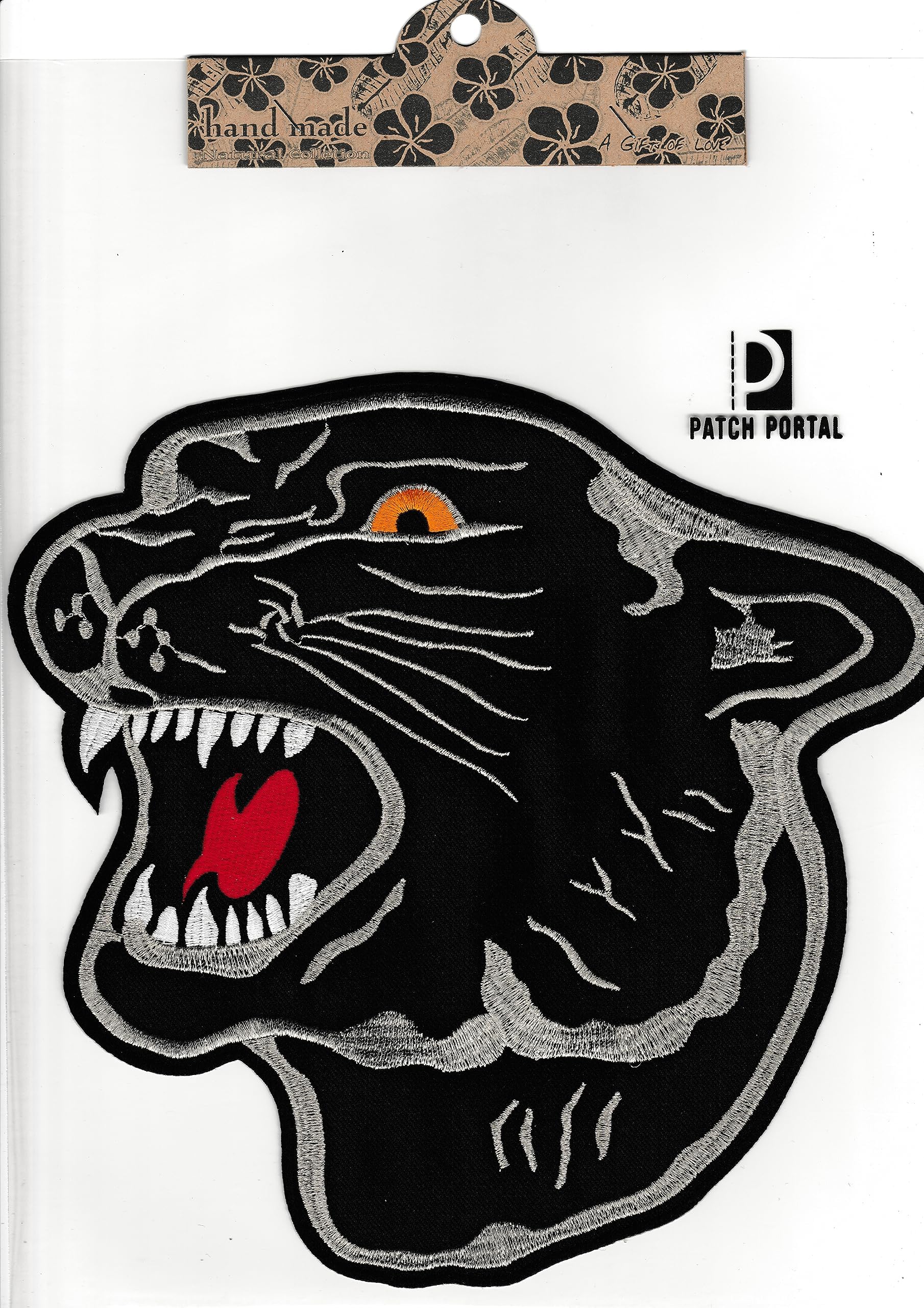 Amazon.com: Graphic Dust Black Panther Embroidered Iron on Patch ...