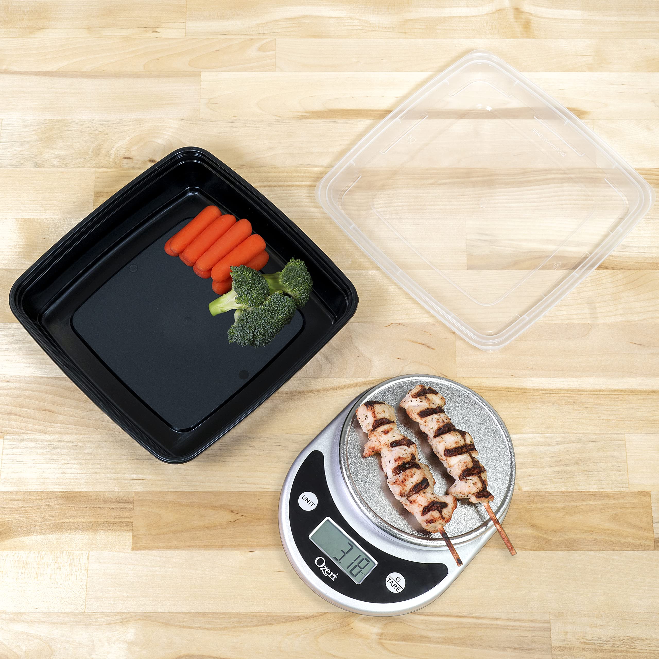 Freshware Meal Prep Containers [20 Pack] 1 Compartment Food Storage ...