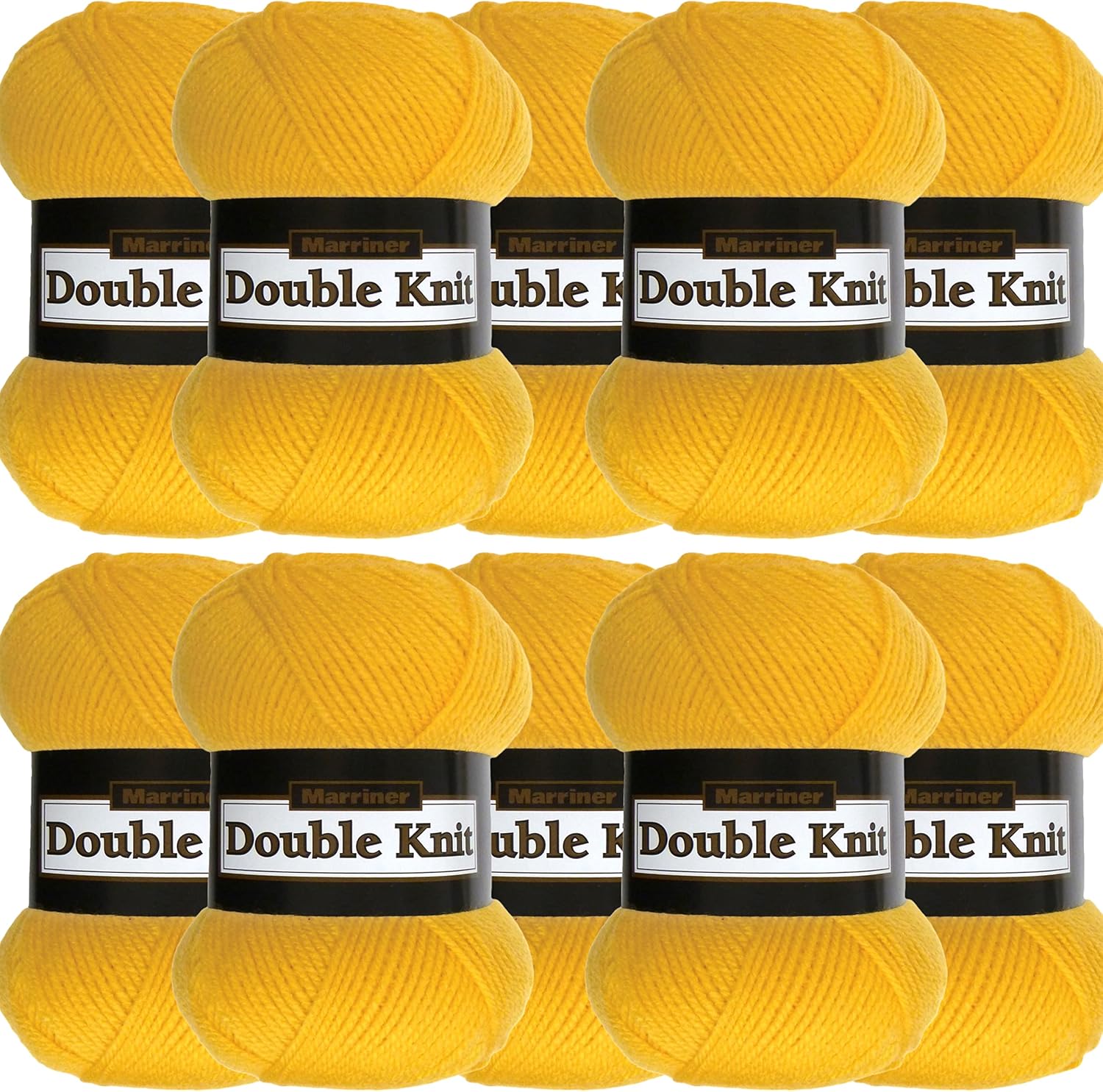 Marriner Double Knit Yarn with 100% Acrylic 8 Ply for Knitting and ...