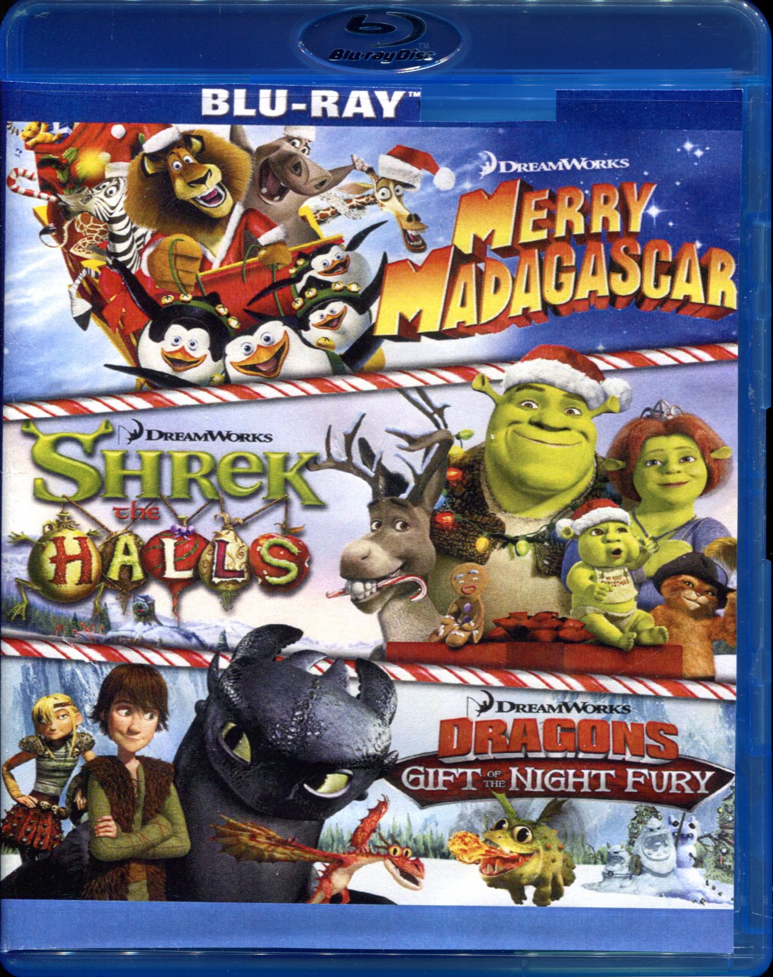Dreamworks Holiday Classics Merry Madagascar Shrek The Halls And ...