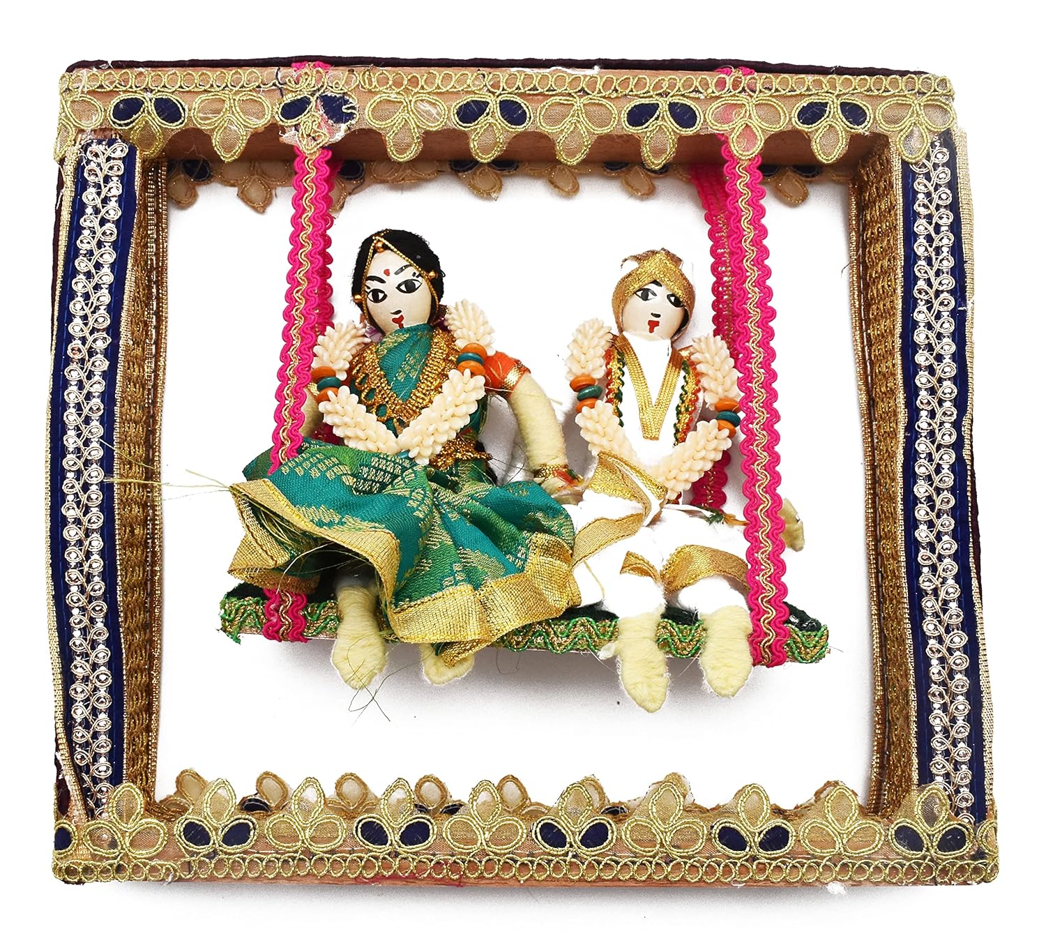 justhandmade Woolen Traditional Handicraft Marriage Unjal Set | Pelli ...