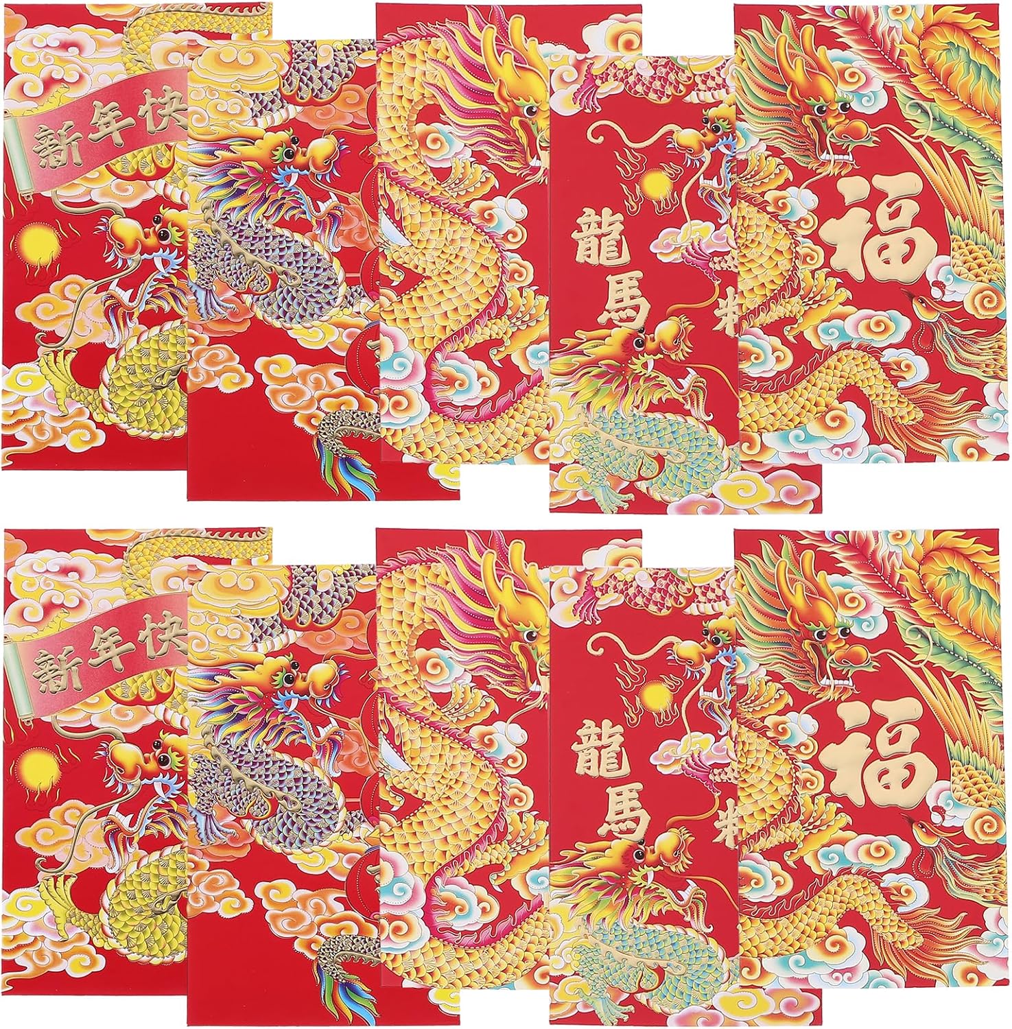 Amazon.com : NOLITOY 30Pcs envelopes chinese style red envelope money ...