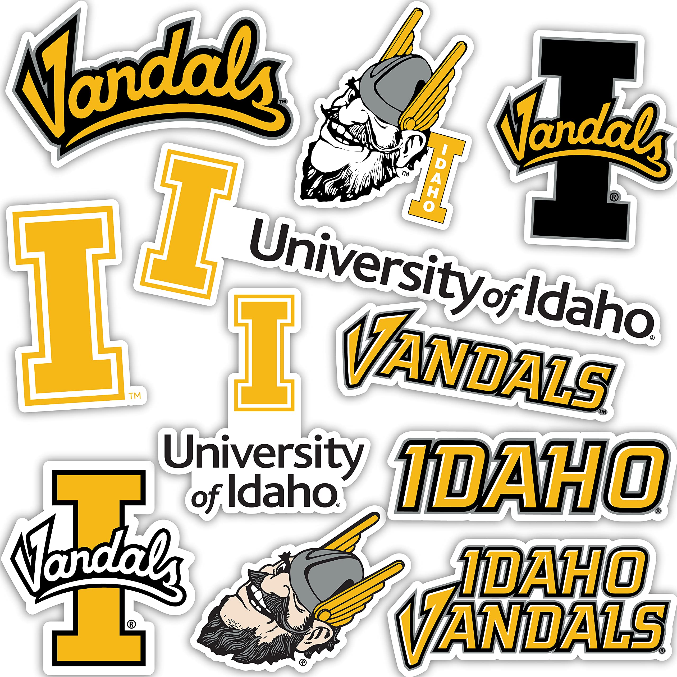 Amazon.com: Desert Cactus University of Idaho Sticker Vandals U of I ...