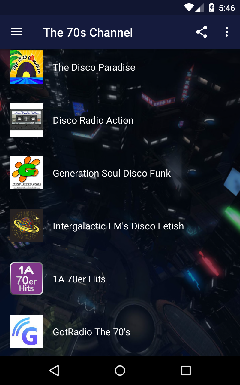 The 70s Channel - Live Radios With Disco, Funk And Pop! - App on Amazon ...
