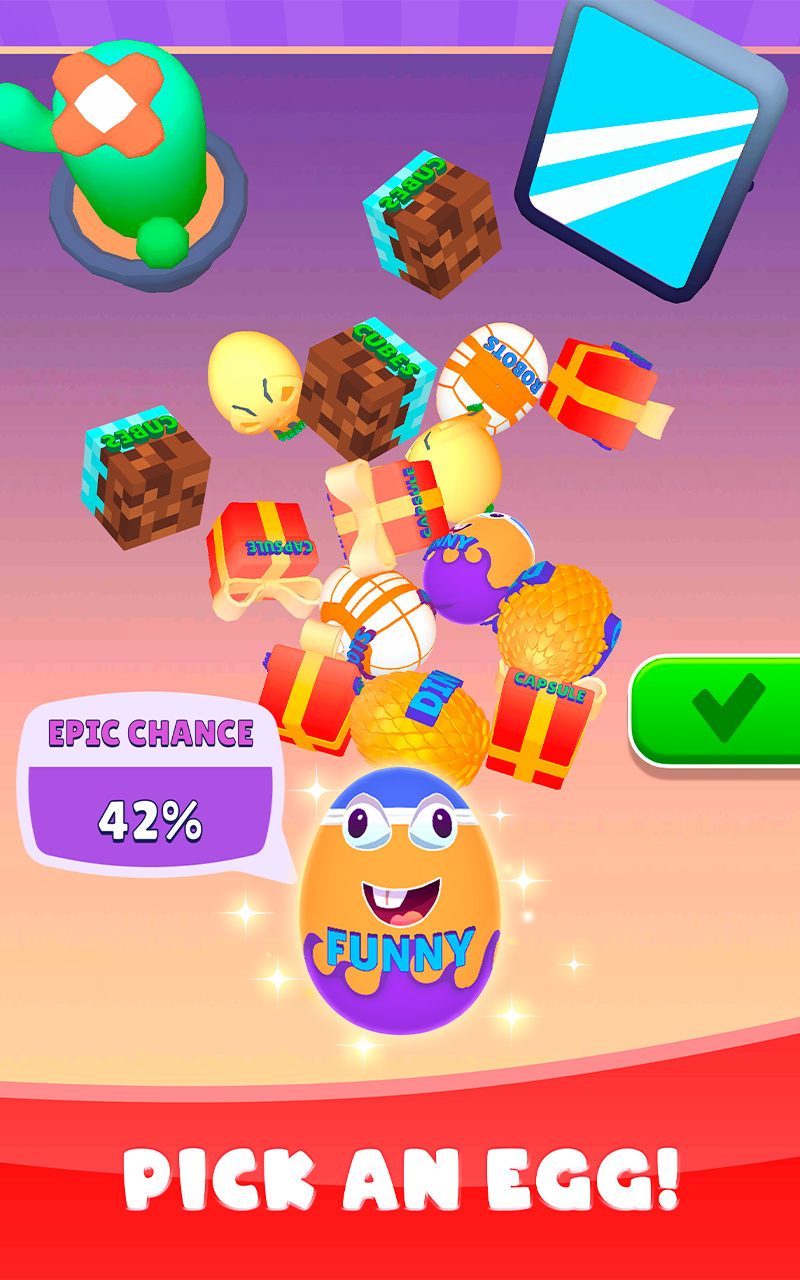 Surprise Eggs 3D: Toys Hunt & Crack Game – Break eggs, discover ...