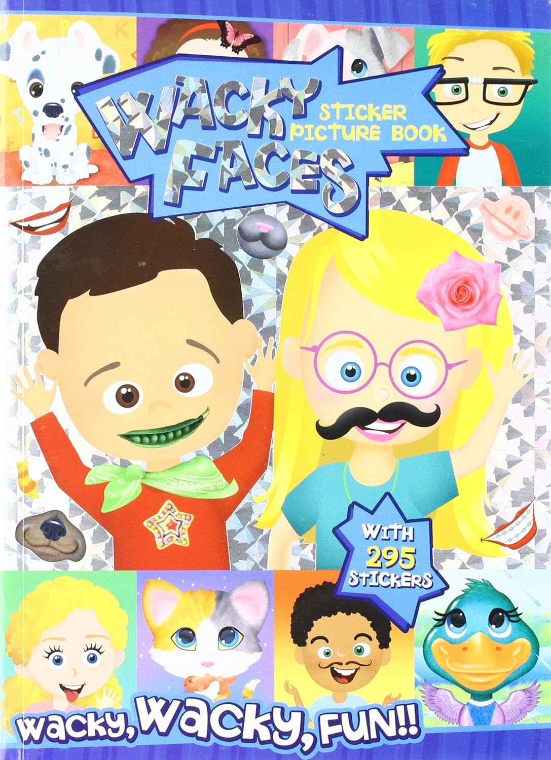 Wacky Faces Create a Face With Stickers & Foil: Bendon: 9781453019931 ...