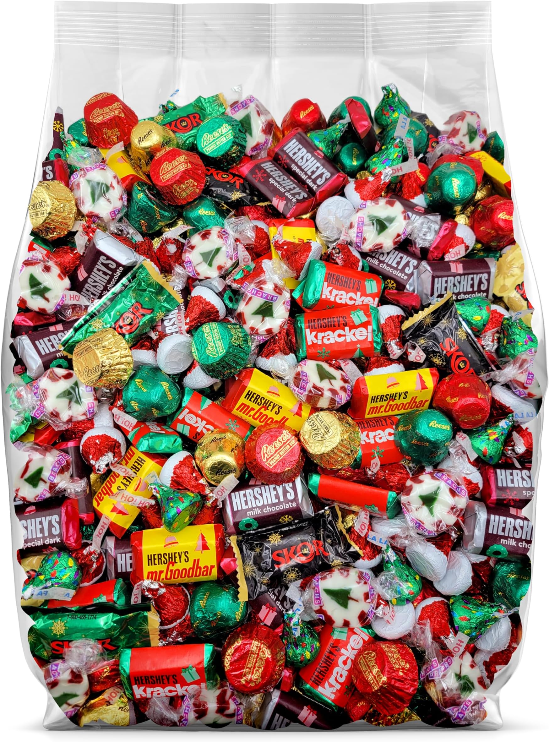 Amazon.com : Christmas Assorted Chocolate Candy Variety Pack - 2lb Bulk ...