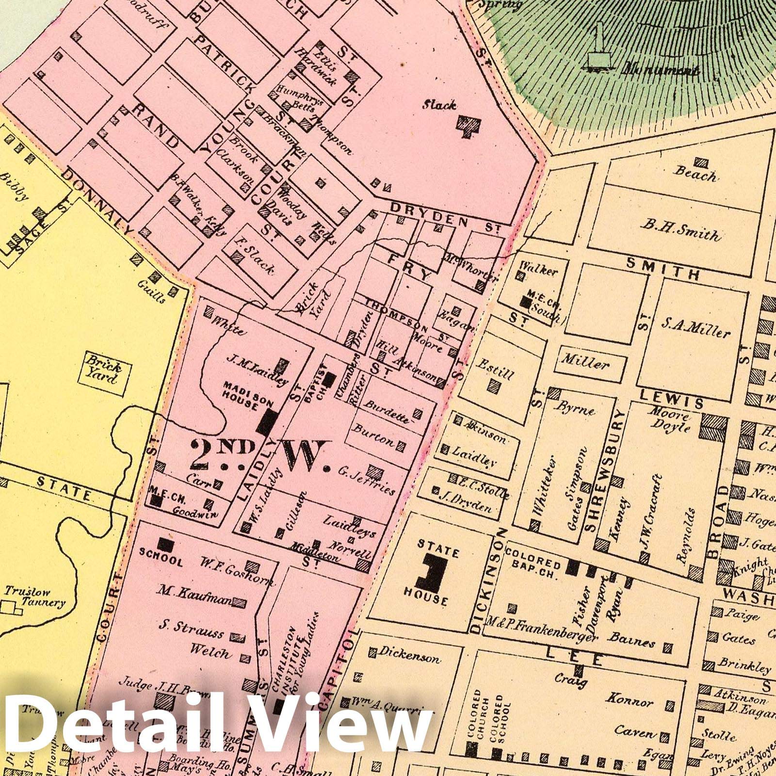 Map Of Downtown Charleston West Virginia A Historic Overview Of