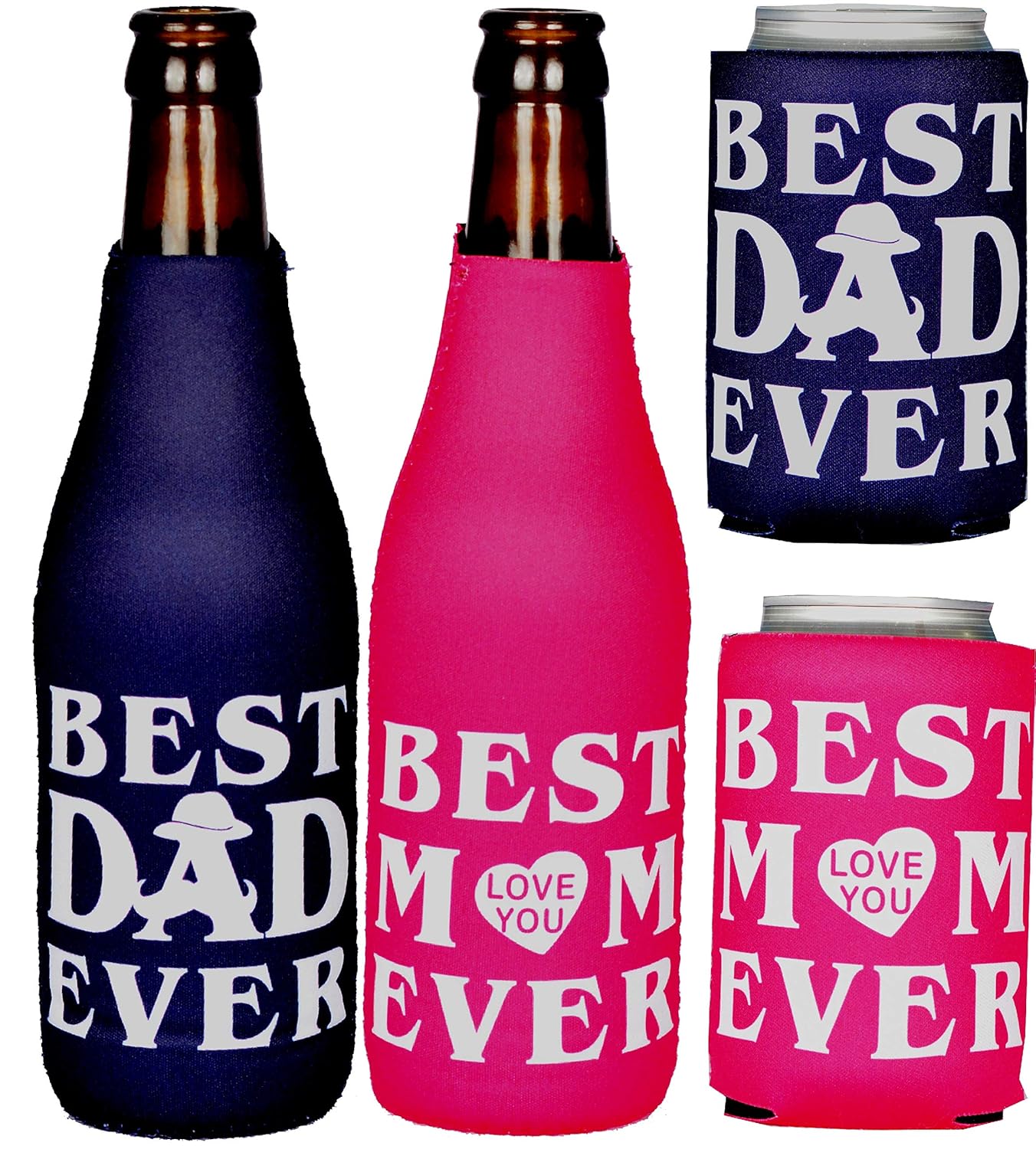 Buy Best Mom Ever Gifts, Best Dad Ever Gifts, Best Mom Ever coozie ...